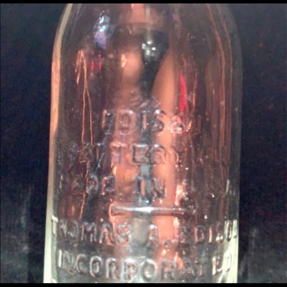 Thomas Edison Battery Oil Container - Gem
